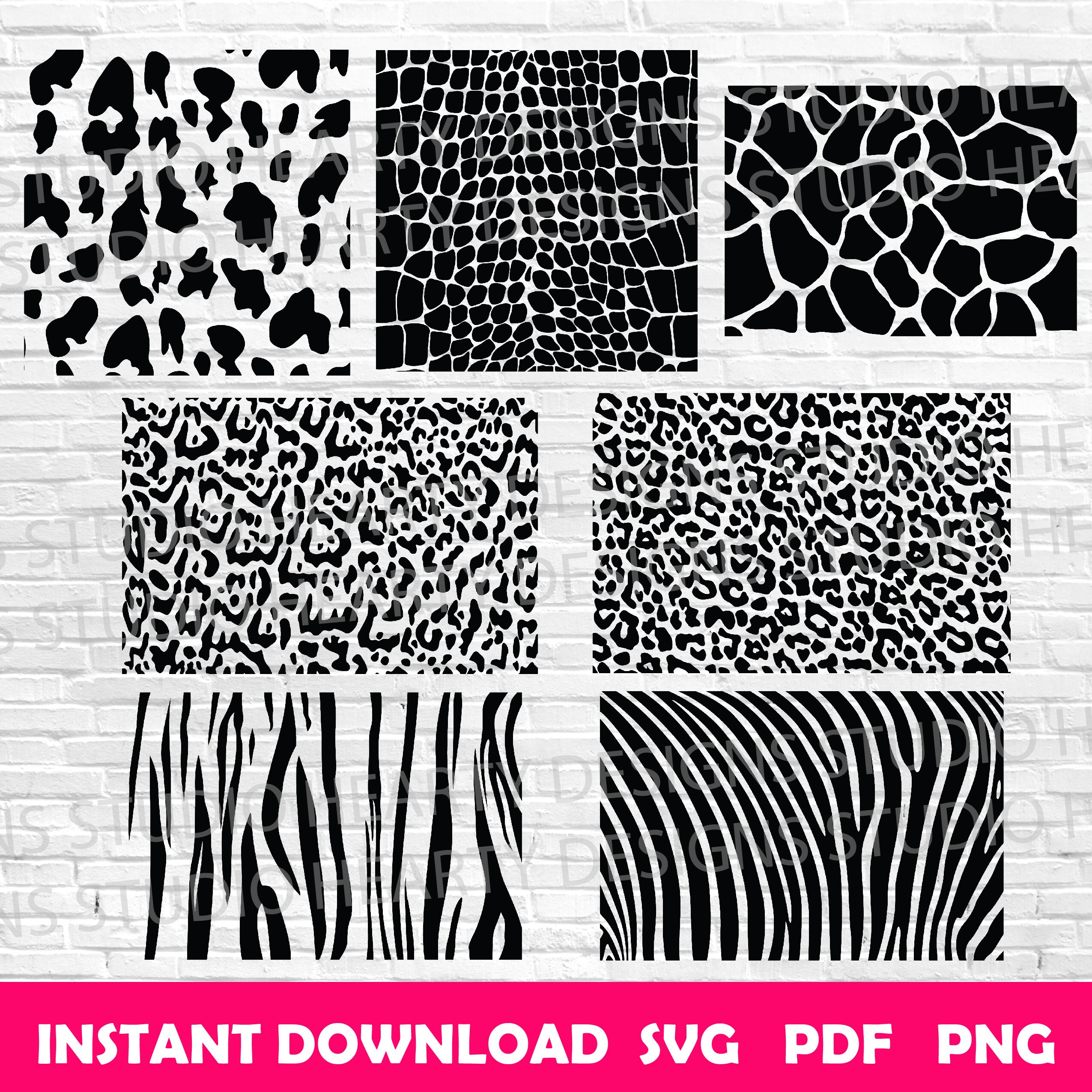 Animal Skin Pattern Svg Animal Print Svg Wild Animal Print Svg Animal ...