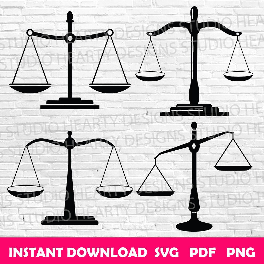 Scales Svg Justice Scales Svg Weight Scales Svg Scales Cricut Scales ...