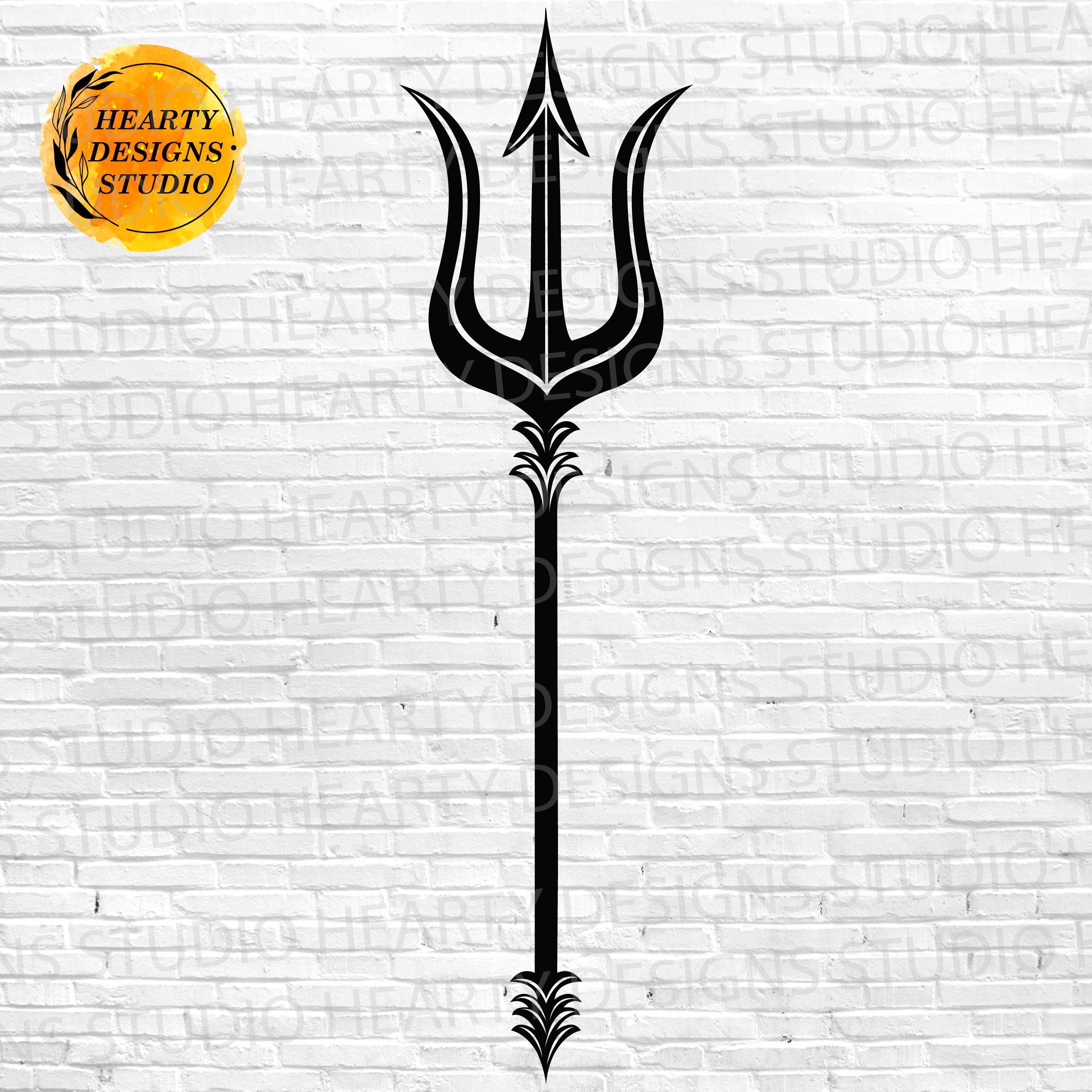 Trident SVG Bundle: Cut Files for Silhouette Cricut (digital Download ...