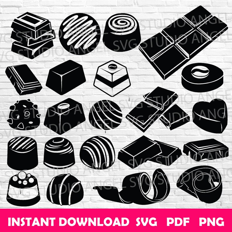 Chocolate Svg Chocolate Cricut Svg Chocolate Svg Cut Files Chocolate ...