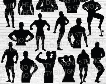 Muscle Man Svg Muscle Man Cricut Muscle Man Svg Bundle Muscle Man Svg ...