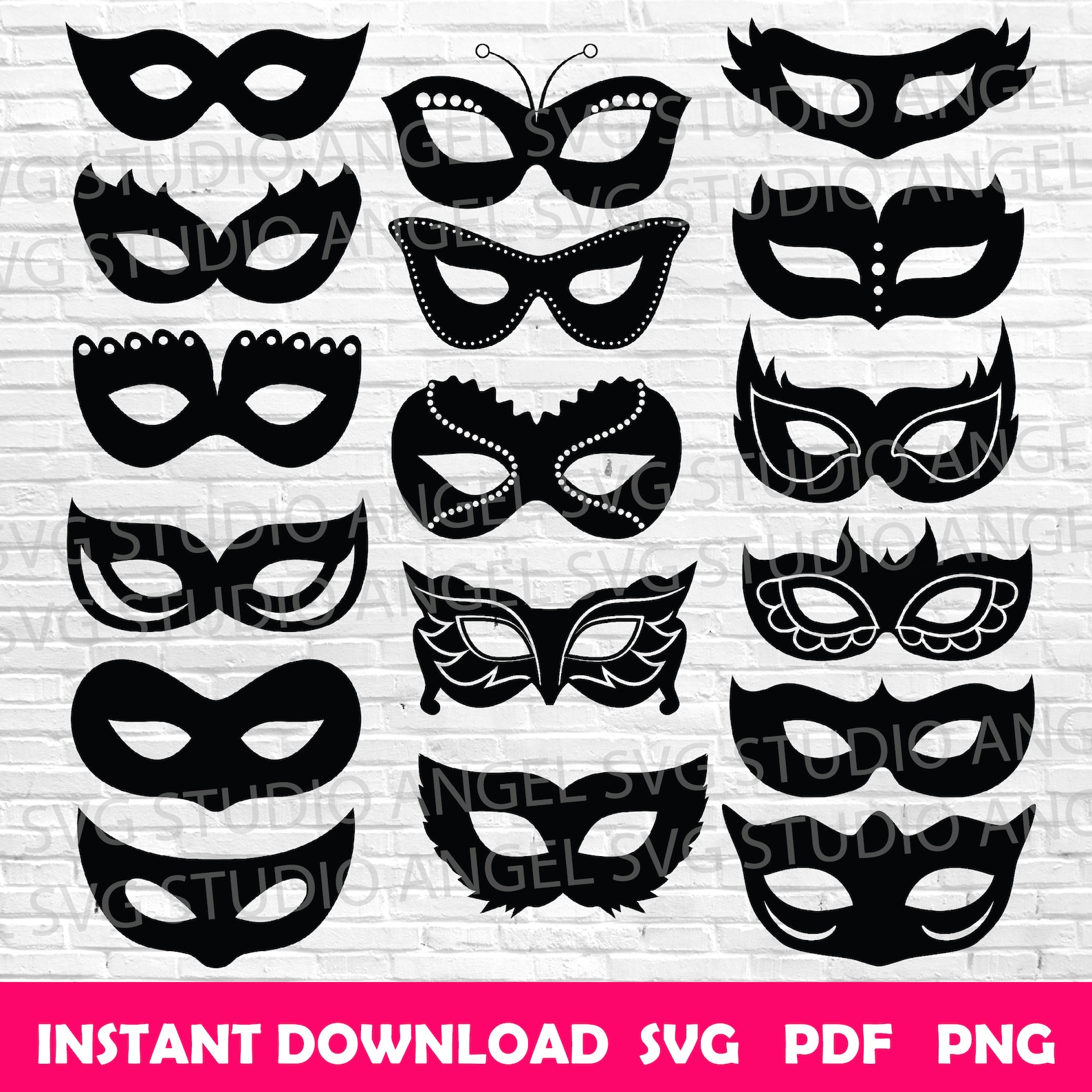 Mask Svg Venetian Mask Svg Carnival Mask Svg Masquerade Mask Svg Mask ...