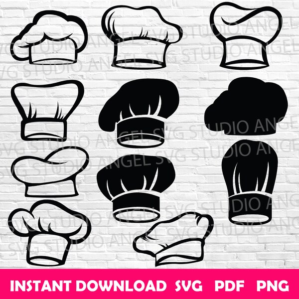 Chef Hat Svg - Etsy
