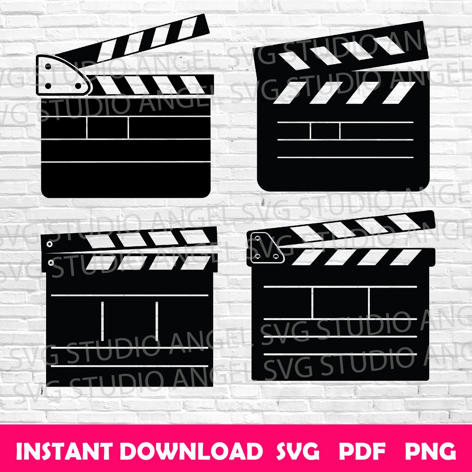 Clapperboard Svg Clapboard Svg Clapperboard Svg Bundle Clapperboard ...