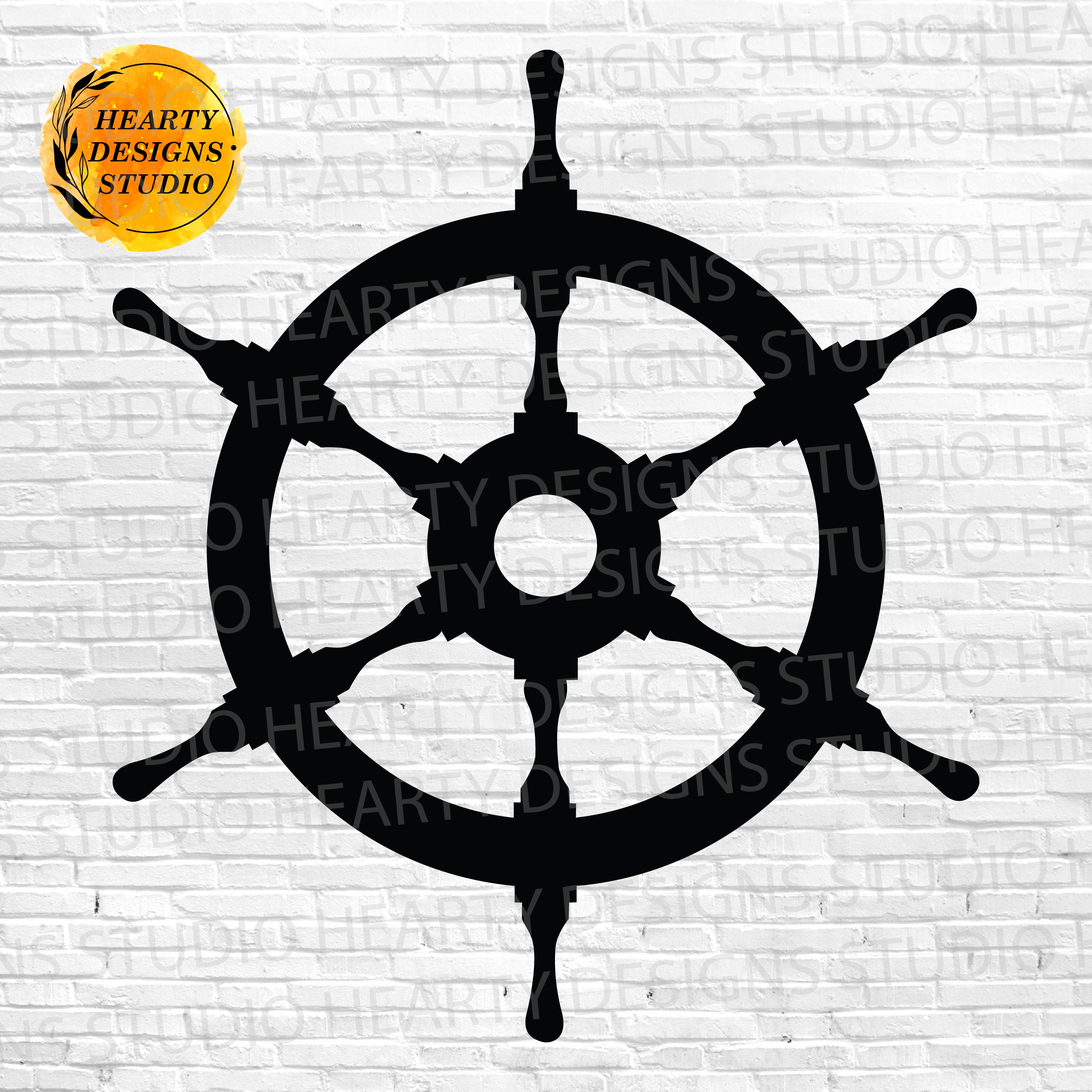 Ship Wheel SVG Bundle: Rudder Cut Files (digital Download) - Etsy