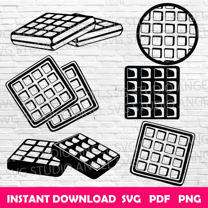 Waffle Svg Waffles Svg Waffle Svg Cut File Waffle Cricut Waffle Vector ...