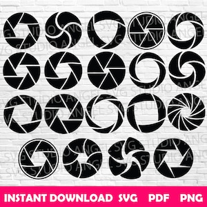 Camera Shutter Svg Camera Shutters Svg Camera Shutter Cricut Svg Camera ...