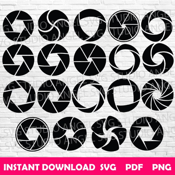 Camera Shutter Svg Camera Shutters Svg Camera Shutter Cricut | Etsy