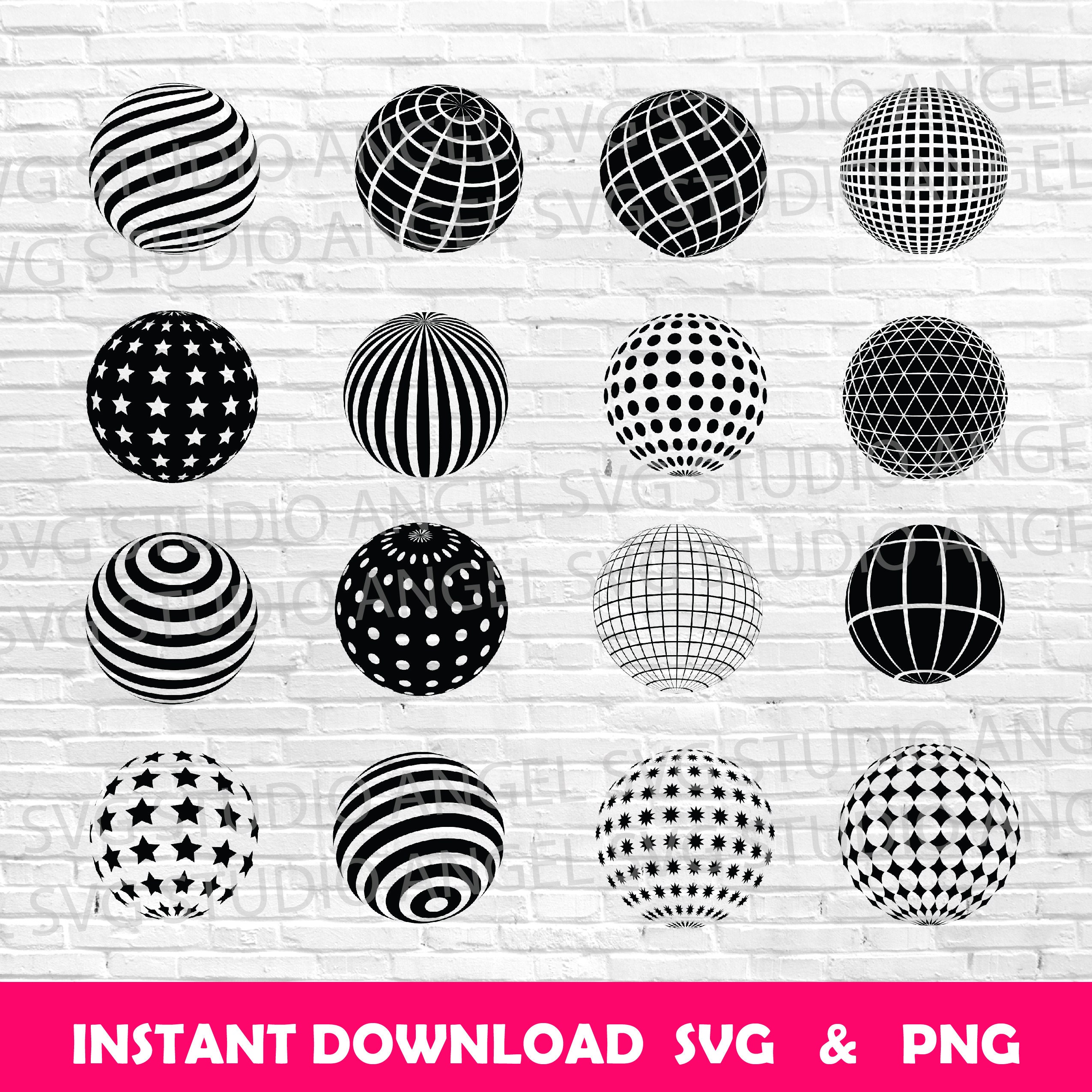 Sphere Svg Spheres Svg Sphere Cricut Svg Sphere Svg Bundle Etsy Israel