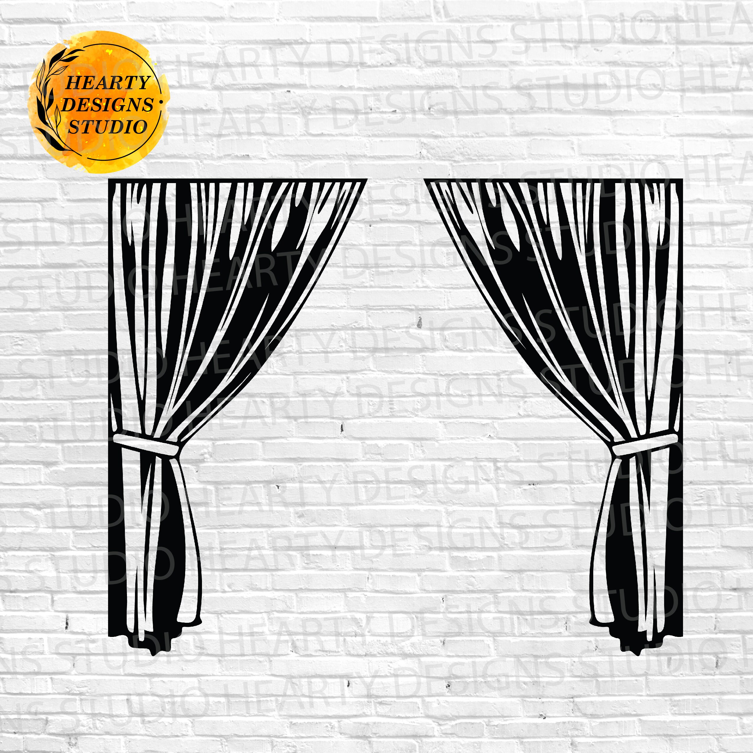 Theatre Curtains SVG Bundle: Stage Curtain Cut Files (digital Download ...