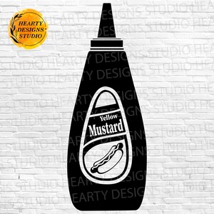 Mustard Sauce Svg Mustard Sauce Cricut Mustard Sauce Svg Cut Files ...