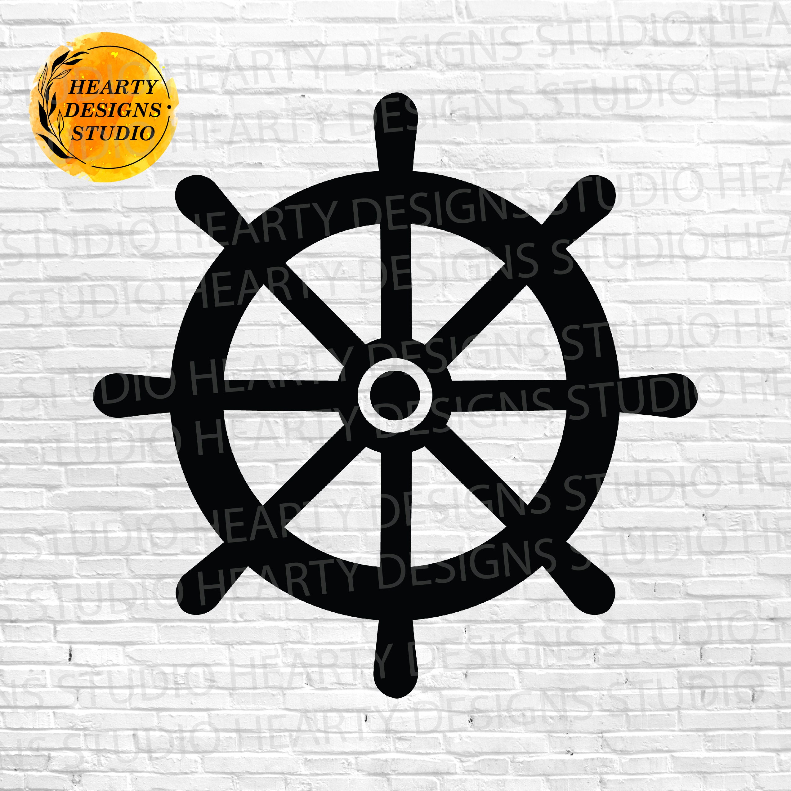 Ship Wheel SVG Bundle: Rudder Cut Files (digital Download) - Etsy