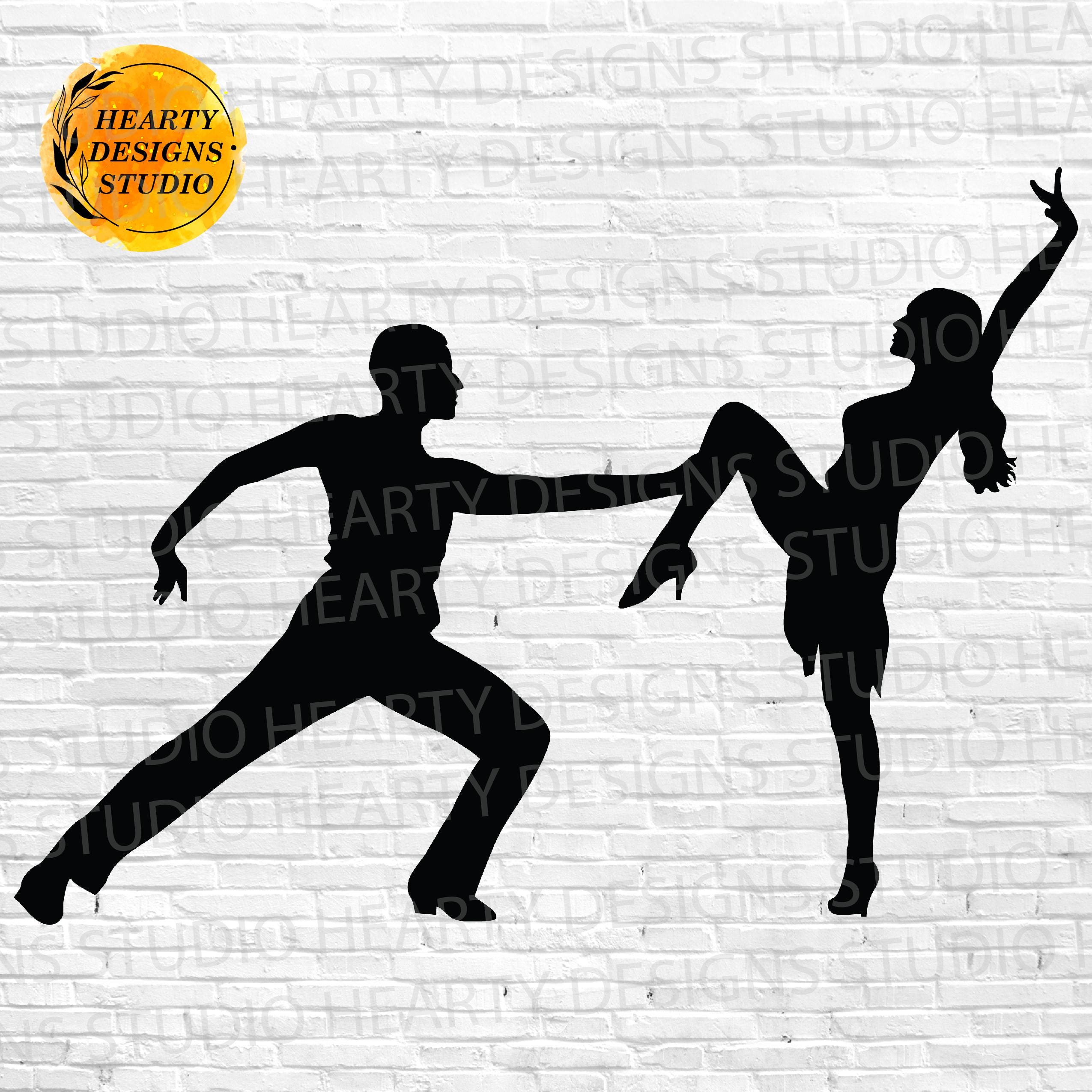 Ballroom Dance Silhouette SVG Bundle (digital Download) - Etsy