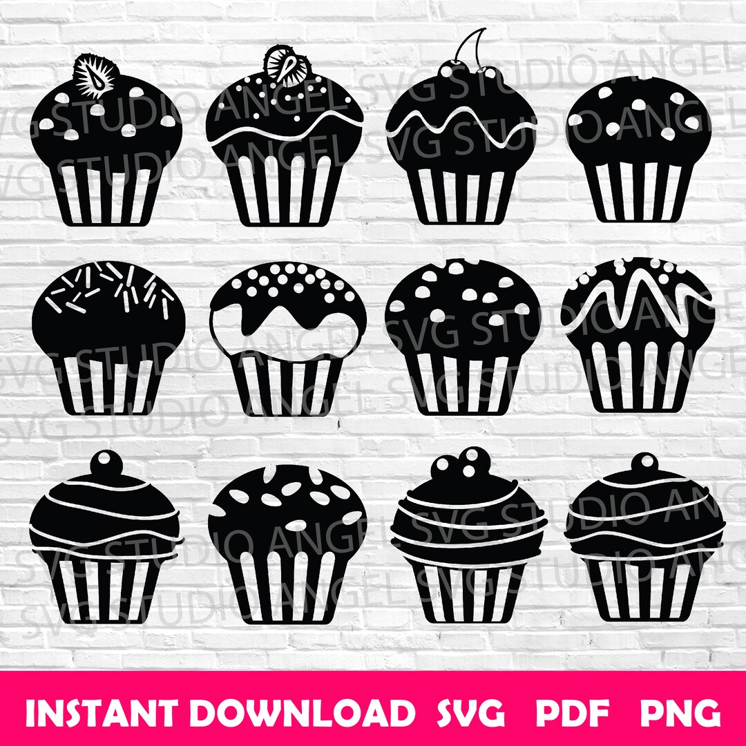 Muffins Svg Muffins Cricut Svg Muffins Svg Bundle Muffins Vector ...