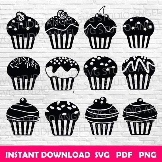 Muffins Svg Muffins Cricut Svg Muffins Bundle Svg Muffins - Etsy