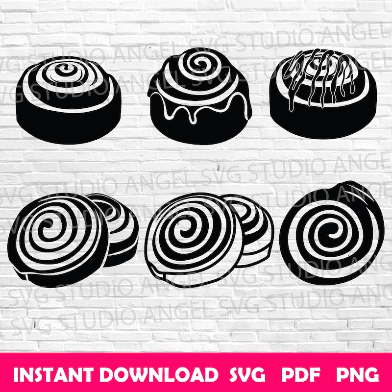 Hello Kittys Cinnamon Roll Svg - Etsy