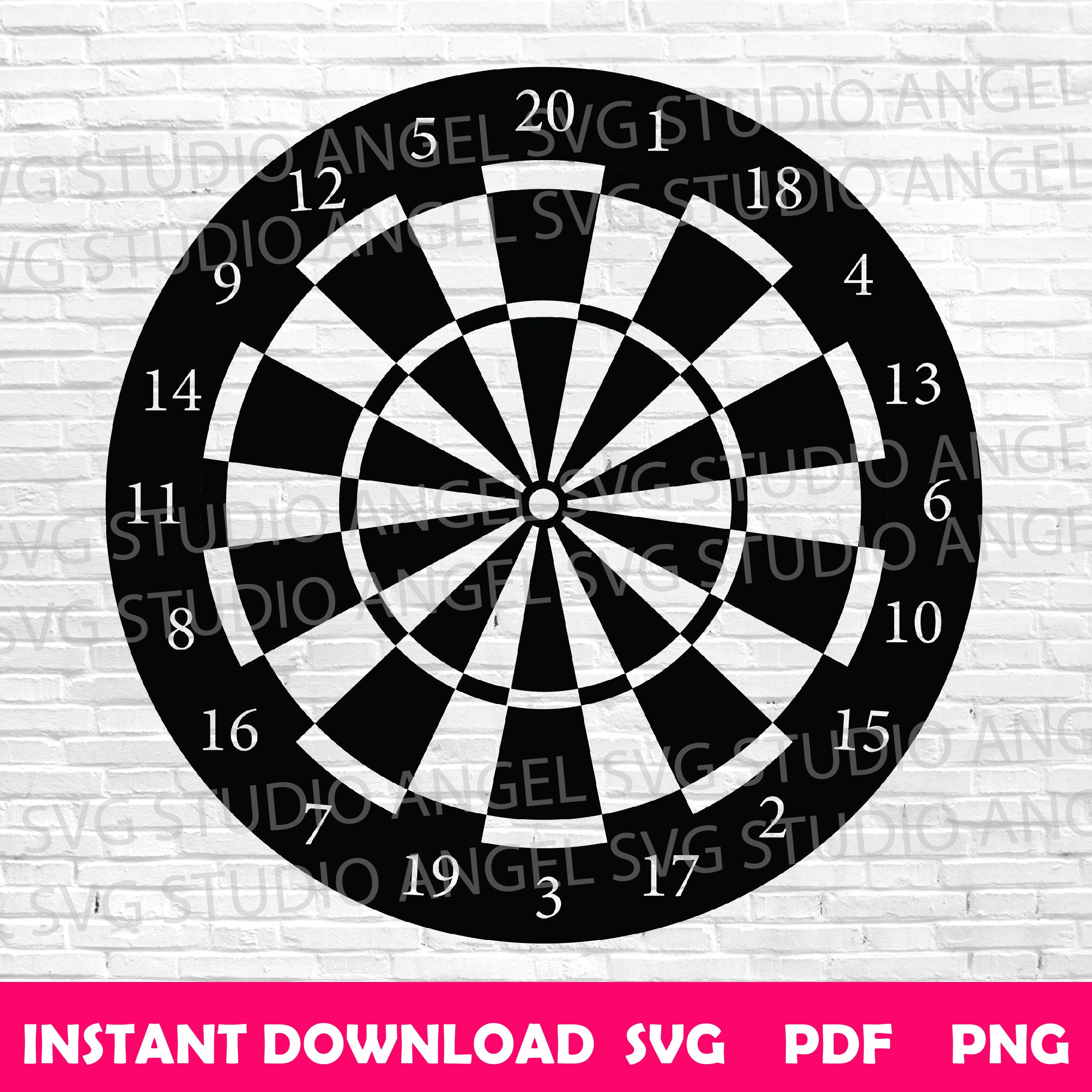 Dartscheibe svg Dartscheibe svg entwurf Dartscheibe Cricut svg - Etsy ...