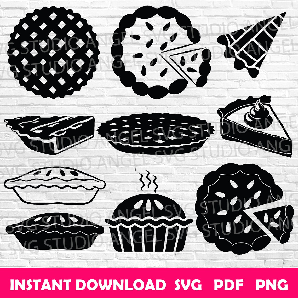 Pie Svg Pie Cricut Svg Pie Svg Cut Files Pie Vector Svg Apple Pie Svg ...