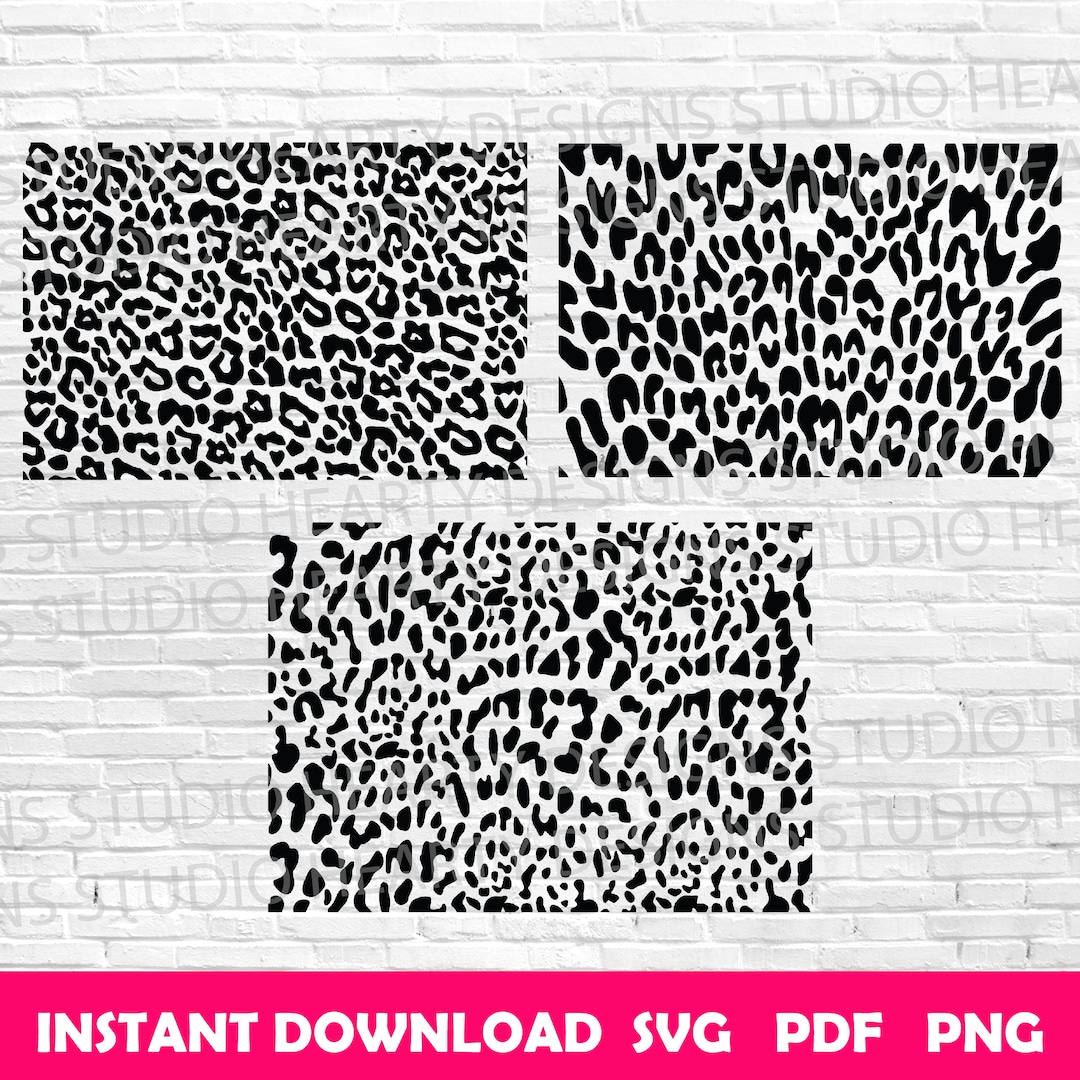 Leopard Pattern Svg Leopard Print Svg Wild Animal Print Svg Leopard Spots Svg Leopard Pattern ...