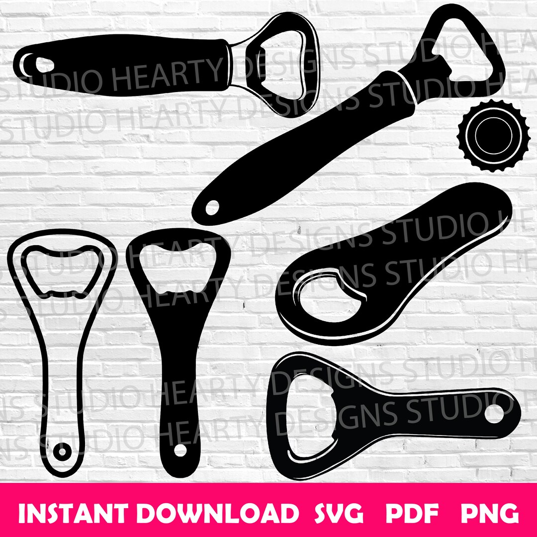 Bottle Opener Svg Bottle Opener Cricut Bottle Opener Vector Bottle ...