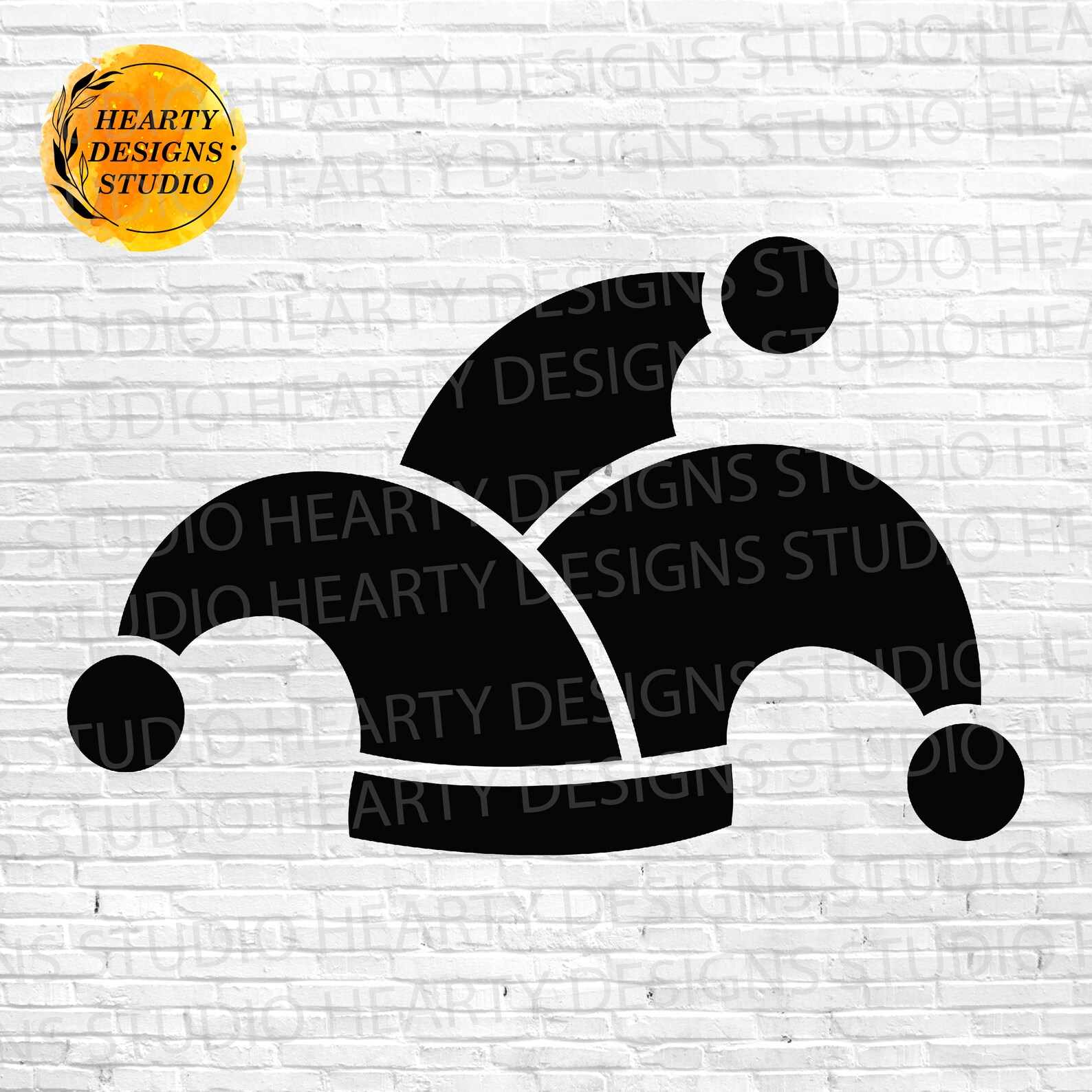 Jester Hat Svg Jester Hat Cricut Jester Hat Vector Clown Hat Svg Jester Hat Silhouette Jester ...