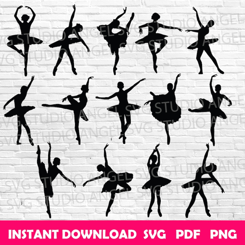 Ballerina Svg Ballet Dancer Svg Ballerina Cricut Svg Ballerina Svg ...