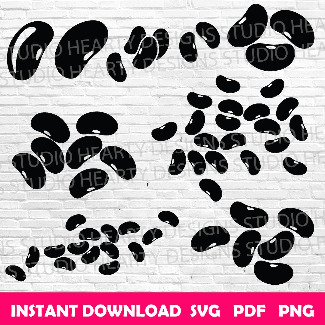Beans Svg Beans Cricut Beans Clipart Beans Vector Beans Svg Cut Files ...
