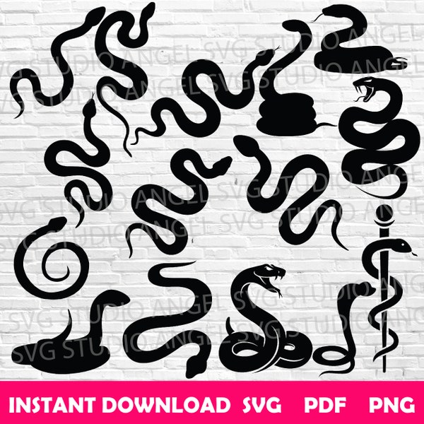 Snake Silhouette - Etsy