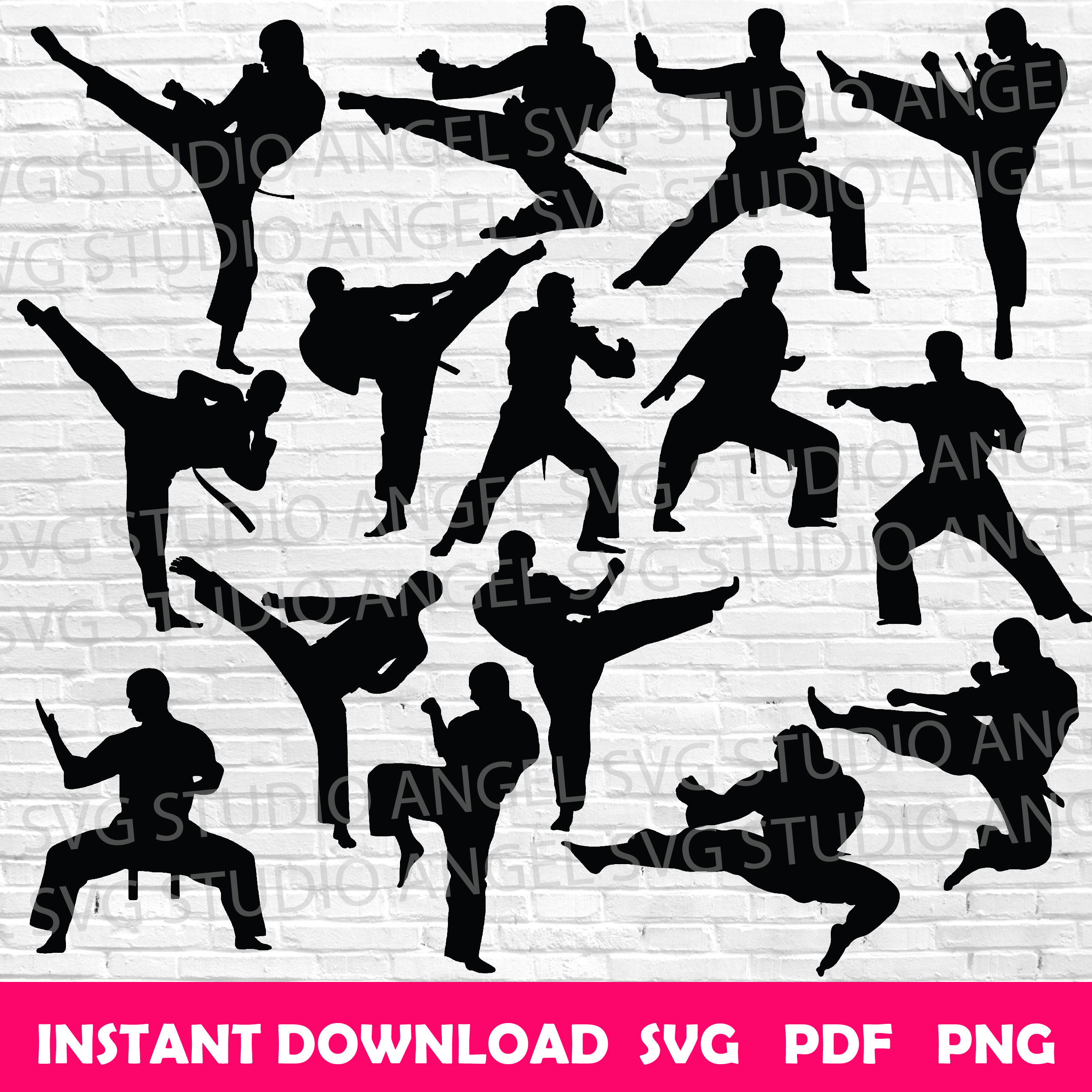Karate Svg Karate Cricut Karate Svg Bundle Karate Svg Cut File Karate ...