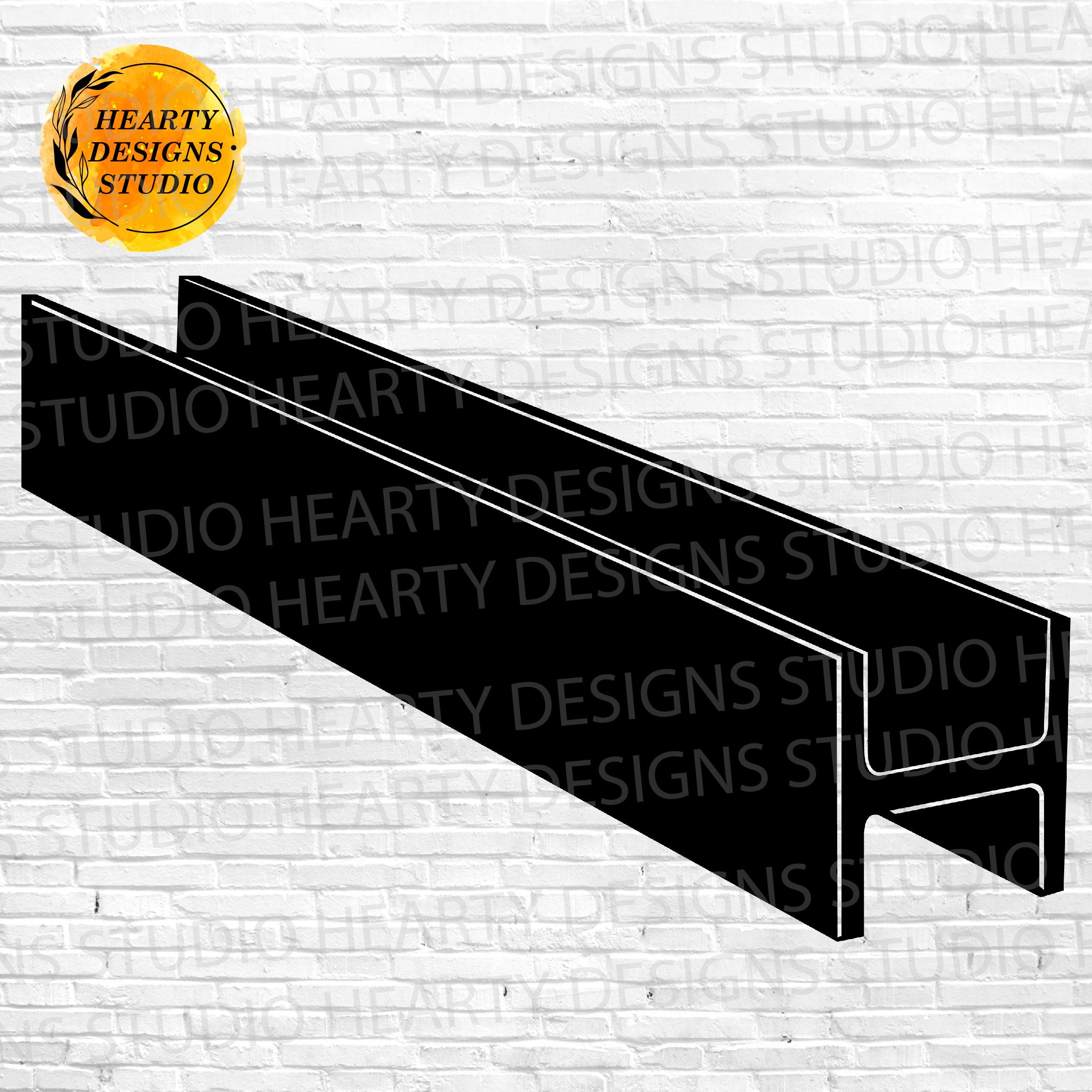 Steel Beam SVG: Cut Files for Cricut Silhouette (digital Download) - Etsy
