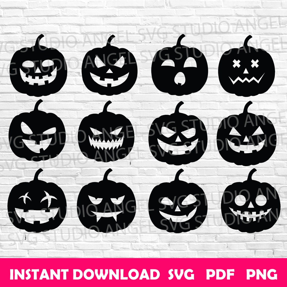 Halloween Pumpkin Svg Pumpkin Faces Svg Halloween Pumpkin Cricut ...