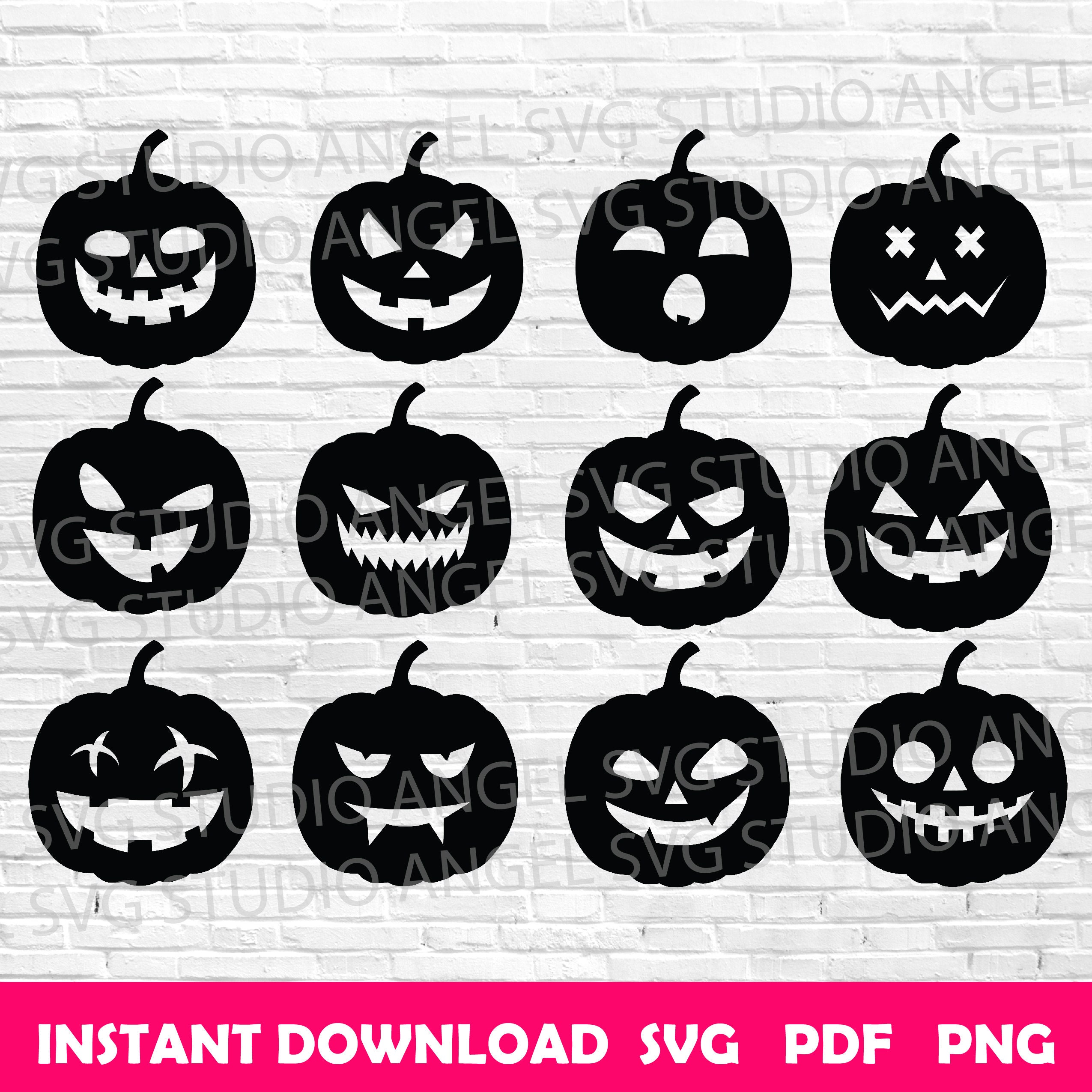 Halloween Pumpkin Svg Pumpkin Faces Svg Halloween Pumpkin Cricut ...