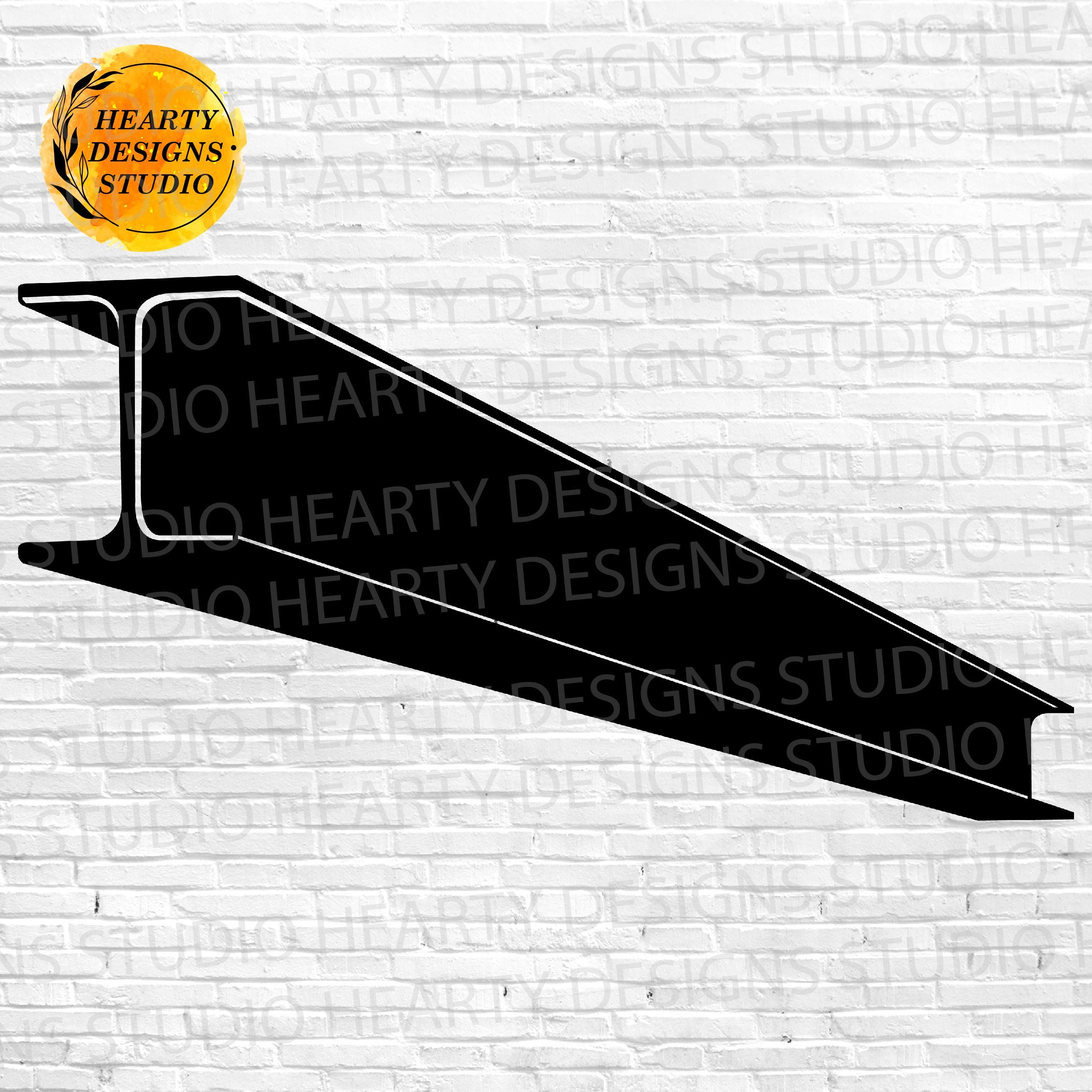 Steel Beam SVG: Cut Files for Cricut Silhouette (digital Download) - Etsy