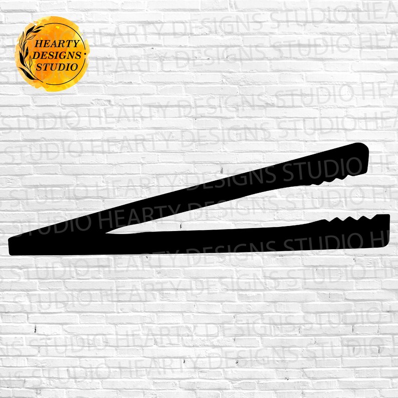Kitchen Tongs SVG Bundle: Cooking Silhouette, Cricut Cut File (digital ...