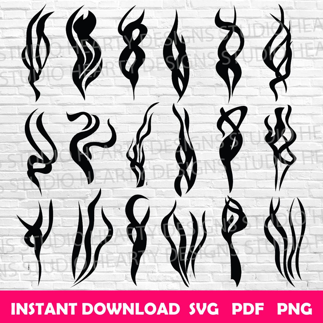 Paquete SVG de humo: Archivos vectoriales para Silhouette Cricut ...