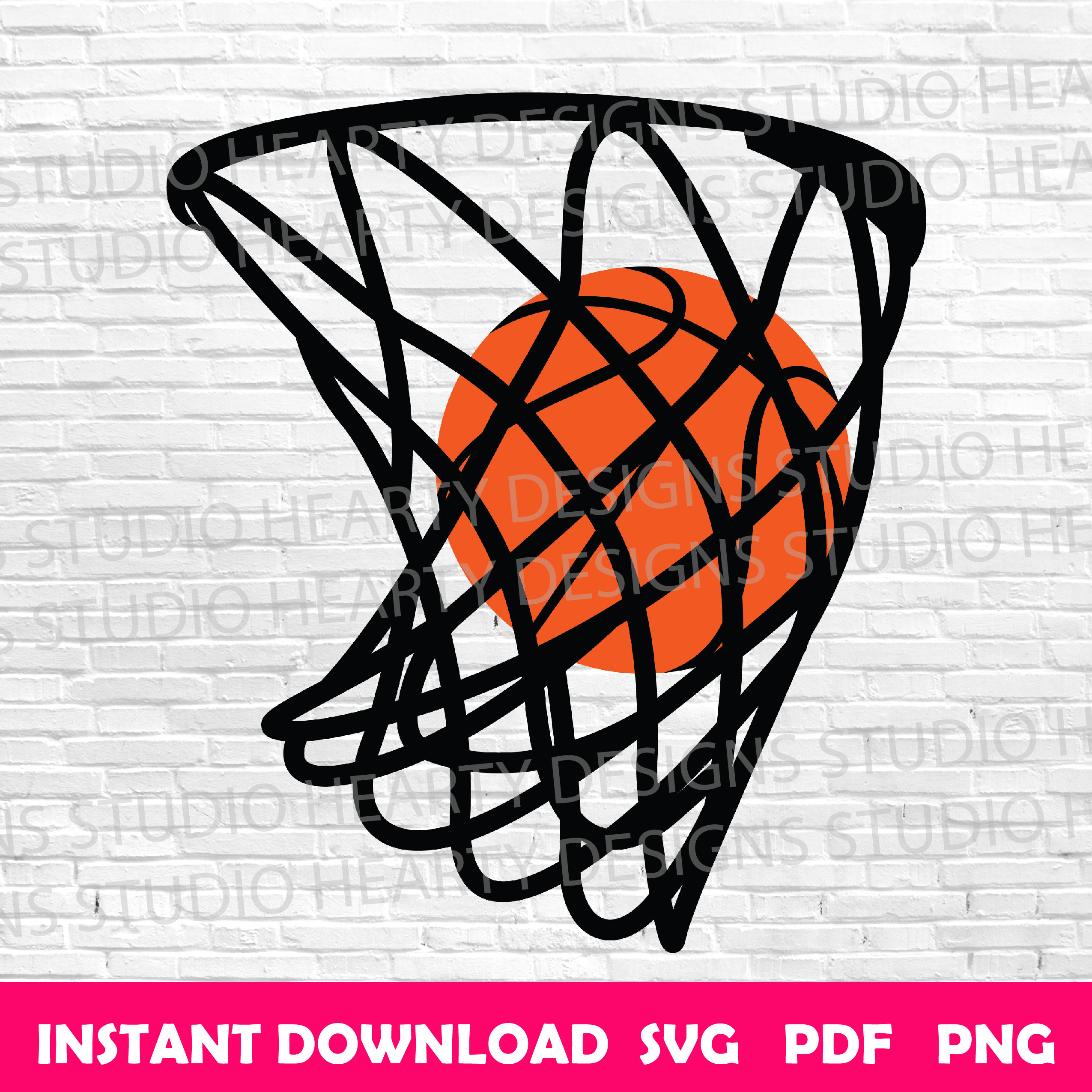 Basketball Hoop Svg Basketball Hoop Cricut Basketball Rim Svg ...