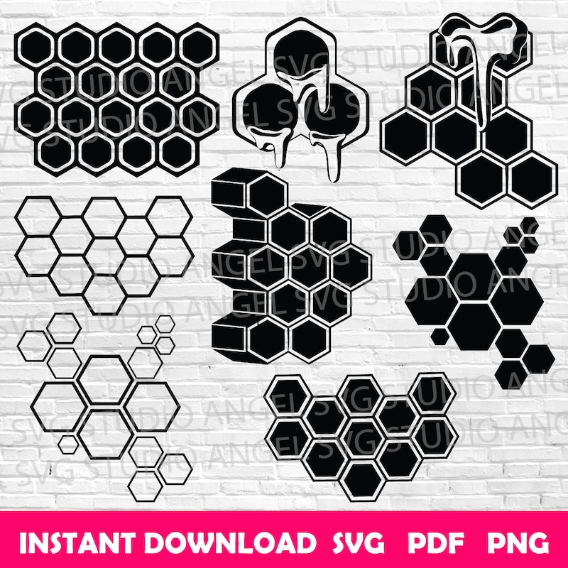 Honeycomb Svg - Etsy