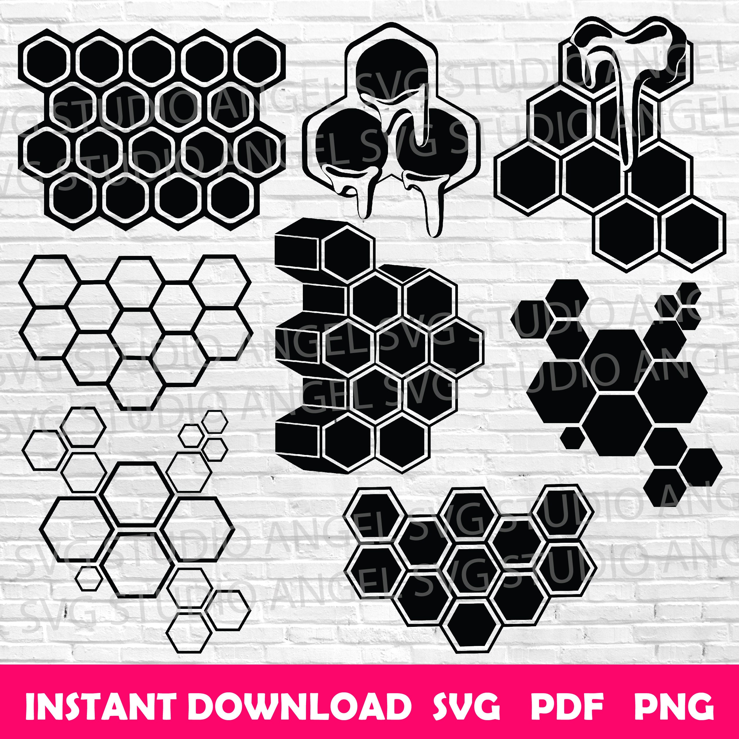 Honeycomb Svg Honeycomb Cricut Svg Honeycomb Vector Honeycomb Svg Cut ...