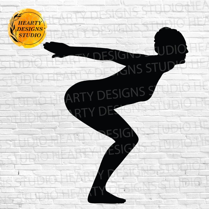 Female Swimmer SVG Bundle: Woman Swimmer Silhouette (digital Download ...