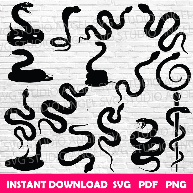 Serpiente svg Serpiente svg archivos cortados Serpiente Cricut svg ...