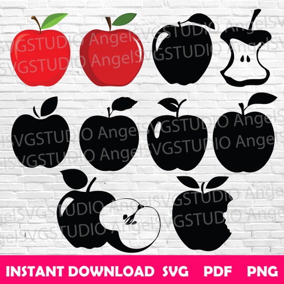 Apple Svg Apple Svg Design Apple Cricut Svg Designs Apple - Etsy