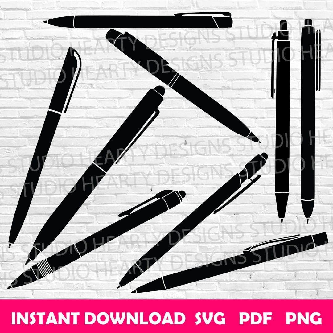 Ball Pen Svg Ball Pen Cricut Ball Pen Vector Ball Pen Clipart Ball Pen ...