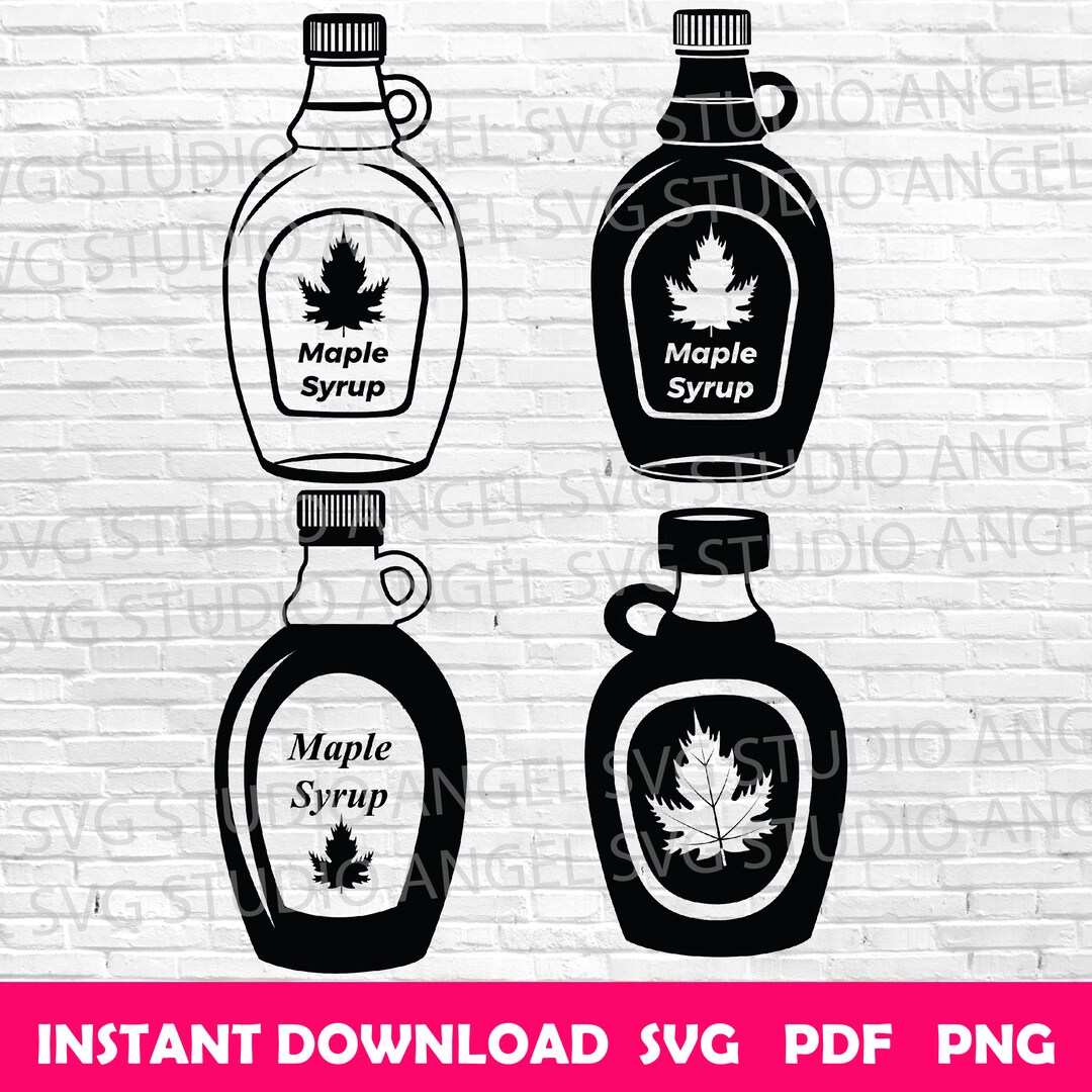Maple Syrup Svg Maple Syrup Cricut Maple Syrup Bottle Svg Maple Syrup ...