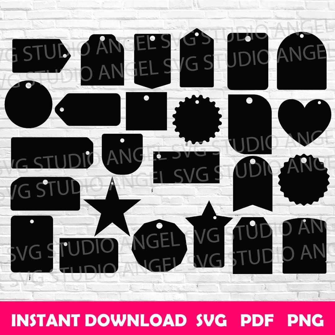 Tag SVG Bundle: Price Tags, Labels, Cricut Cut Files (digital Download ...