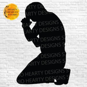 Man Praying Svg Praying Man Svg Man Praying God Svg Man Praying Cricut ...