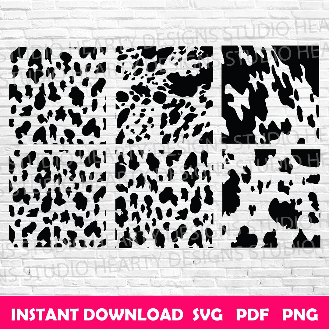 Cow Pattern Svg Cow Print Svg Animal Print Svg Cow Spots Svg Cow ...