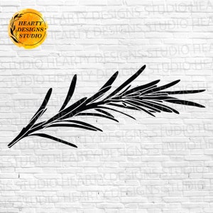 Rosemary Svg Rosemary Leaf Svg Rosemary Cricut Rosemary Vector Rosemary ...