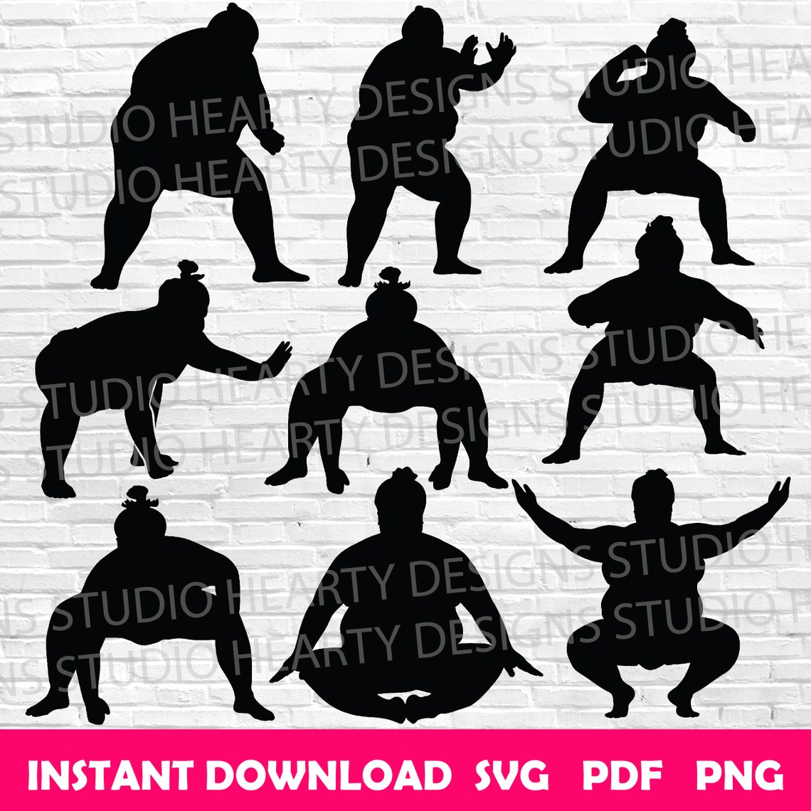 Sumo Svg Sumo Cricut Sumo Svg Bundle Sumo Svg Cut Files Sumo Silhouette ...