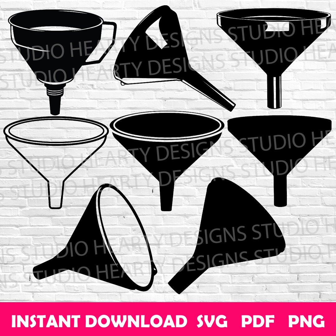 Funnel Svg Funnel Cricut Funnel Vector Funnel Clipart Funnel Svg Cut ...