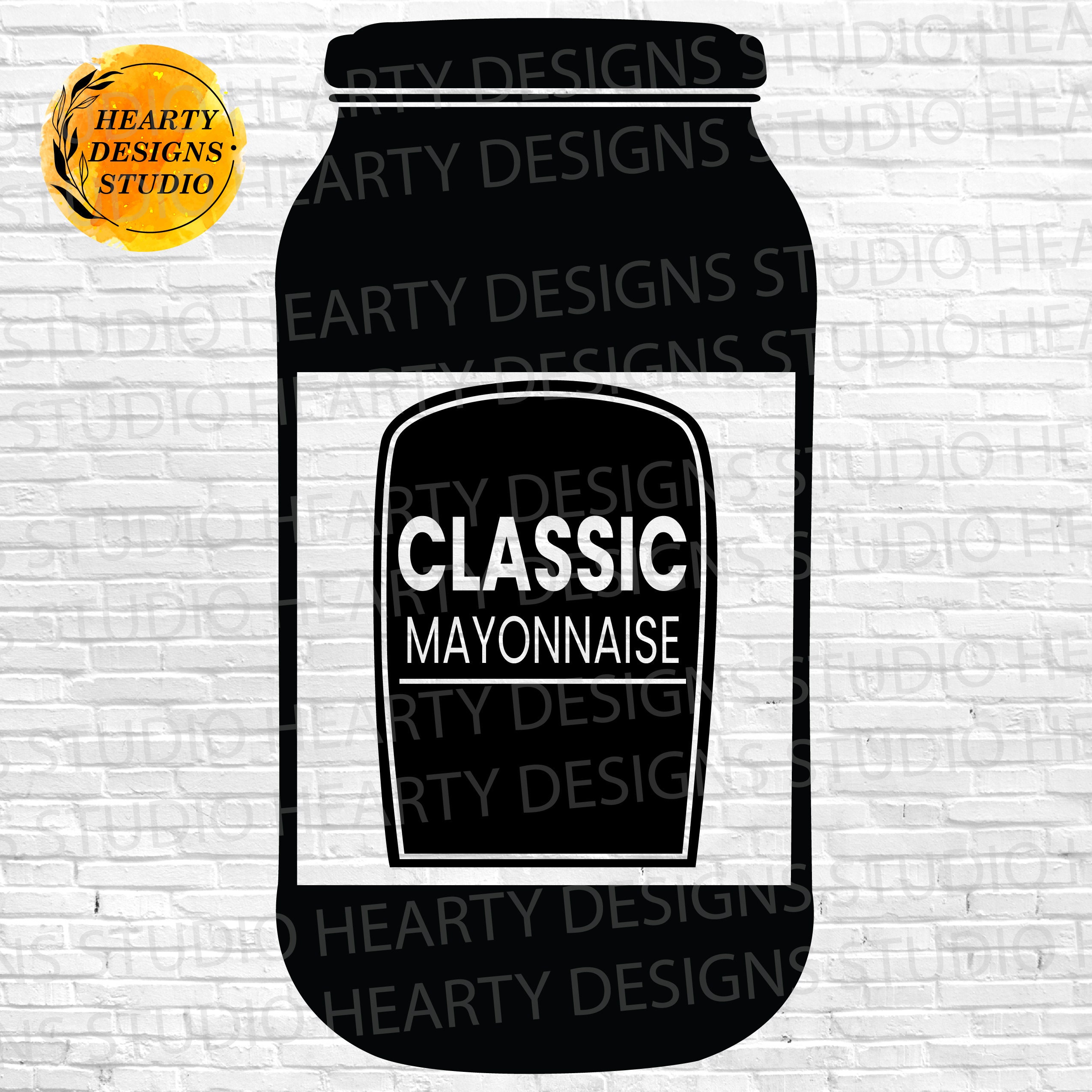 Mayonnaise Svg Mayonnaise Cricut Mayonnaise Svg Cut Files Mayonnaise ...
